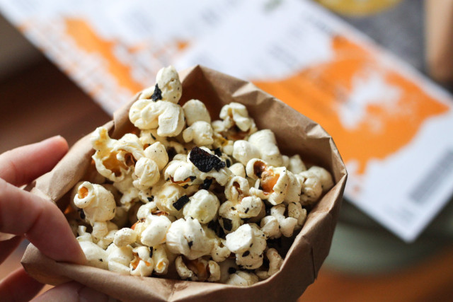 Many Movies Means More Movie Snacks: Nori & Sesame Buttered Popcorn ...